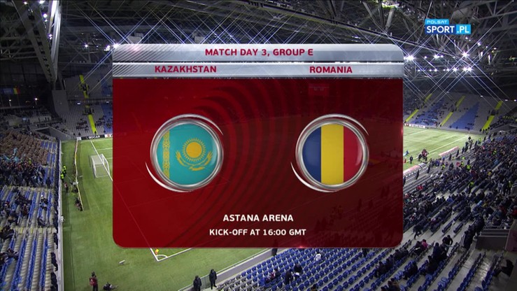 Kazachstan - Rumunia 0:0. Skrót meczu - wideo - Polsat Sport